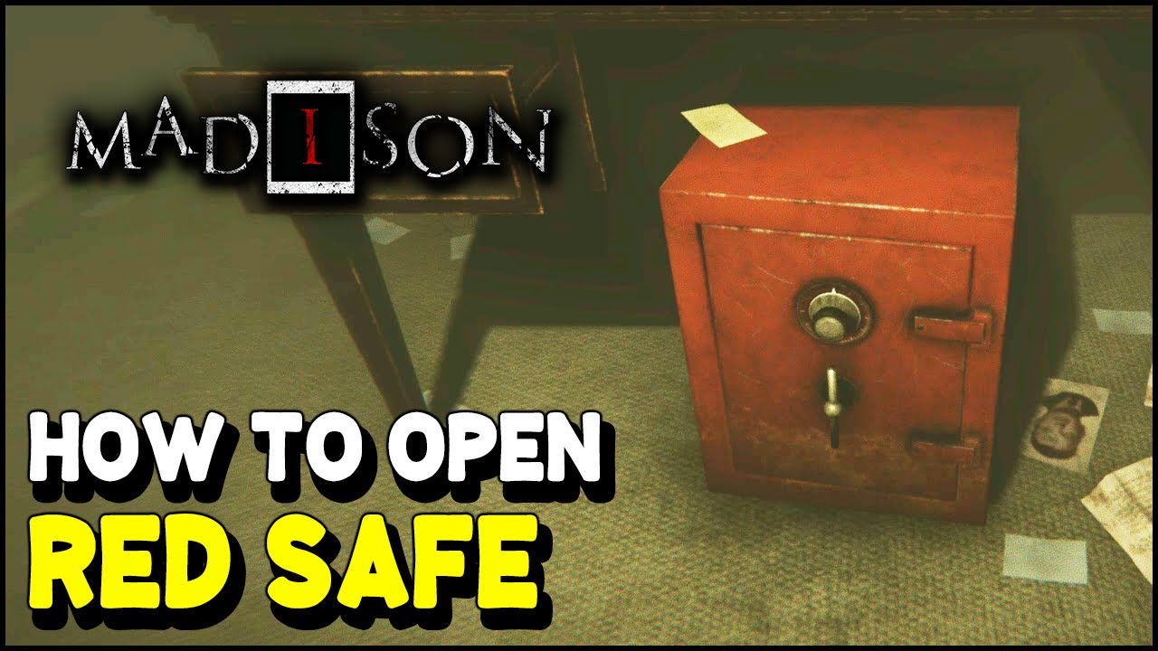 Madison How to open RED SAFE Green Safe Code - YouTube