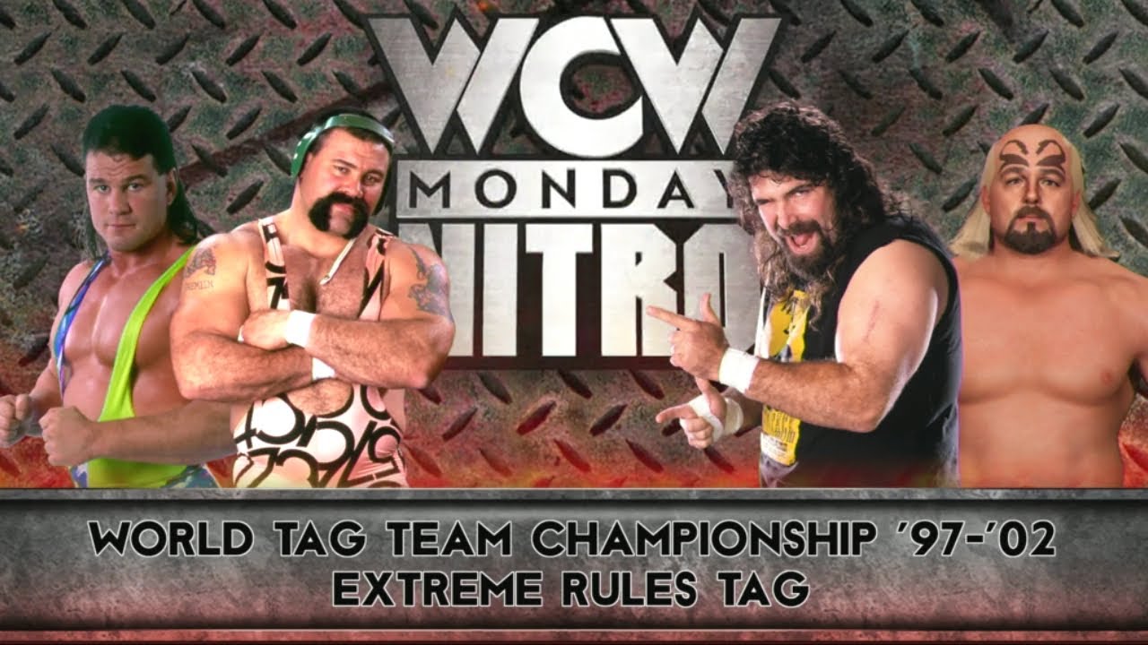 WWE 2K23 | The Steiner Brothers vs. Cactus Jack & Kevin Sullivan | Extreme Tag match - YouTube