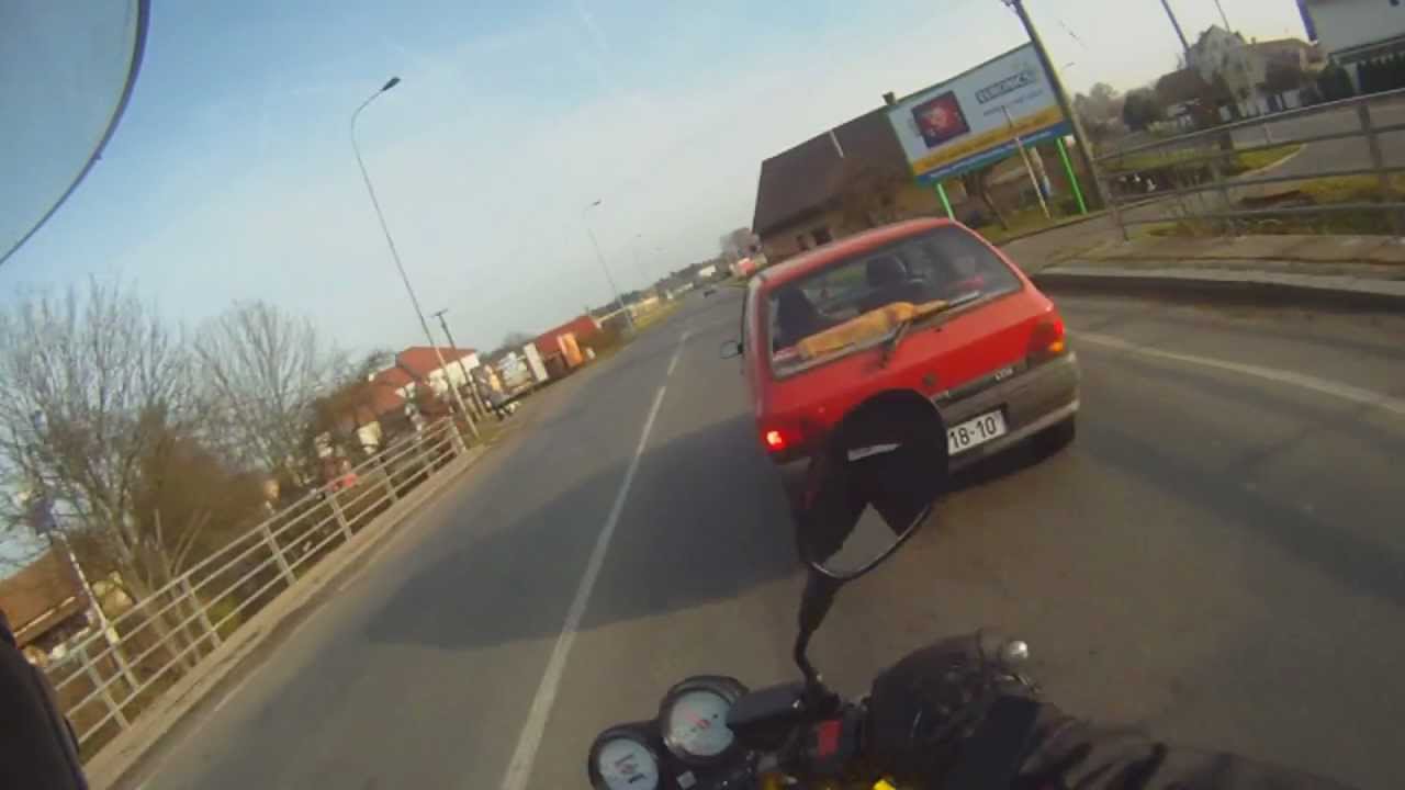 November 2012 motorcycle close call - YouTube