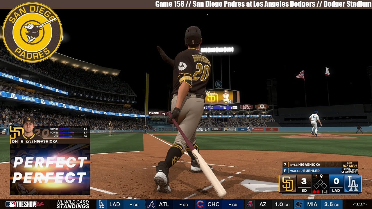 MLB THE SHOW 24 | San Diego Padres at Los Angeles Dodgers | Game 158 - YouTube