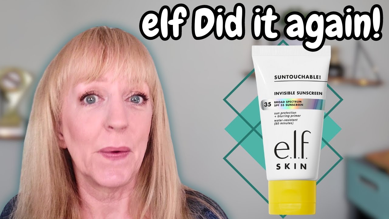 New SPF! e.l.f. Invisible Sunscreen + Blurring Primer, SPF 35 | Oily ...