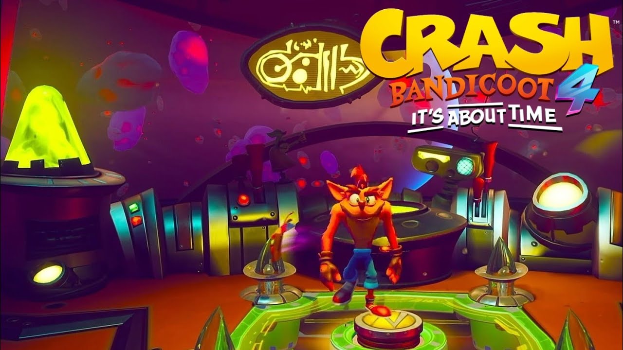 Crash landing a spaceship on an alien world - Crash Bandicoot 4: It's ...