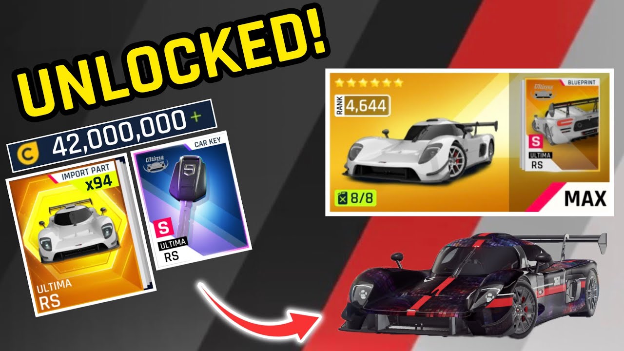 GOLDEN ULTIMA FINALLY !! | Asphalt 9: UNLOCKED and GOLDEN Ultima RS and ...