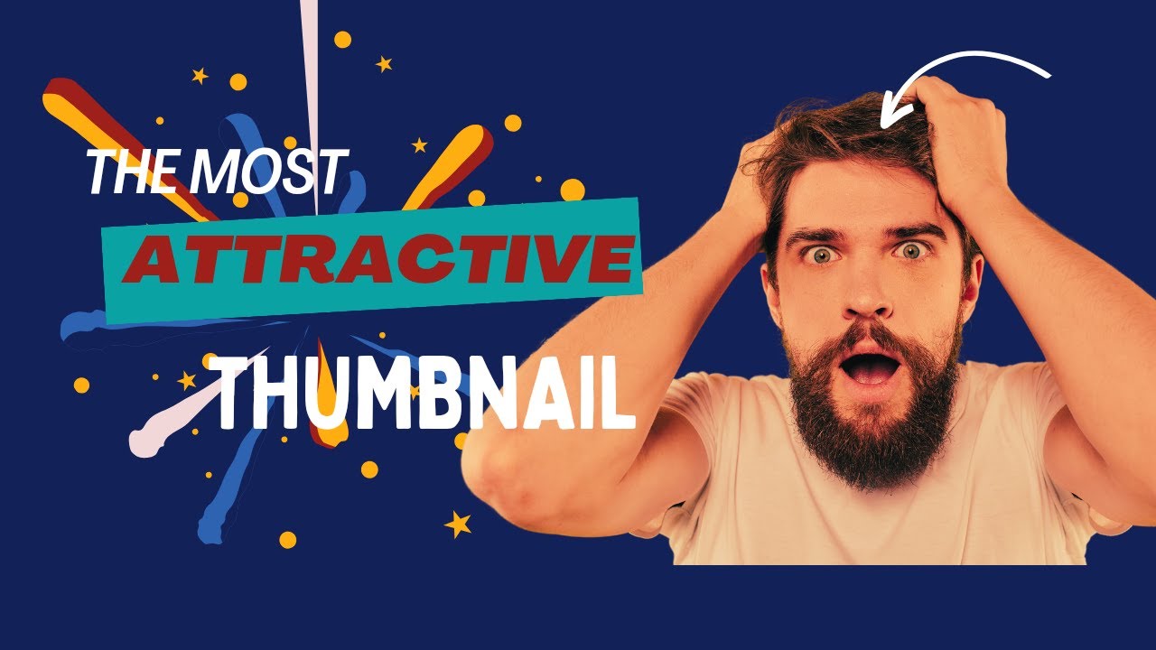 know to how make amazing thumbnails for youtube - YouTube