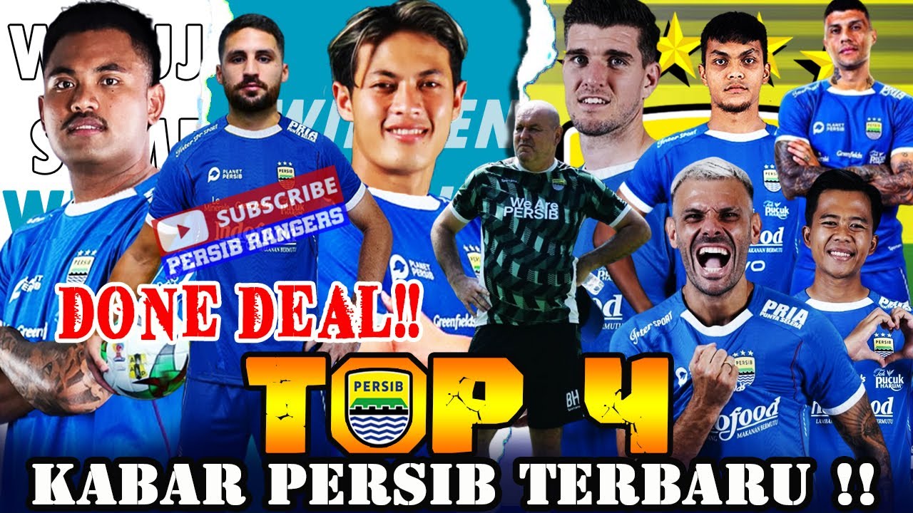 🚨TOP 4 PERSIB SEGERA LAUNCHING IDOLA BARU,1 NAMA OTW & SOSOK Rp 5,21 M DIGODA KLUB BELANDA ...
