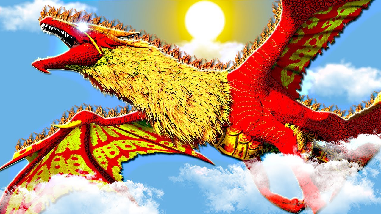 O GUARDIÃO DO SOL FOI ATACADO! DRAGON GUARDIAN! Ark Animals Evolved ...