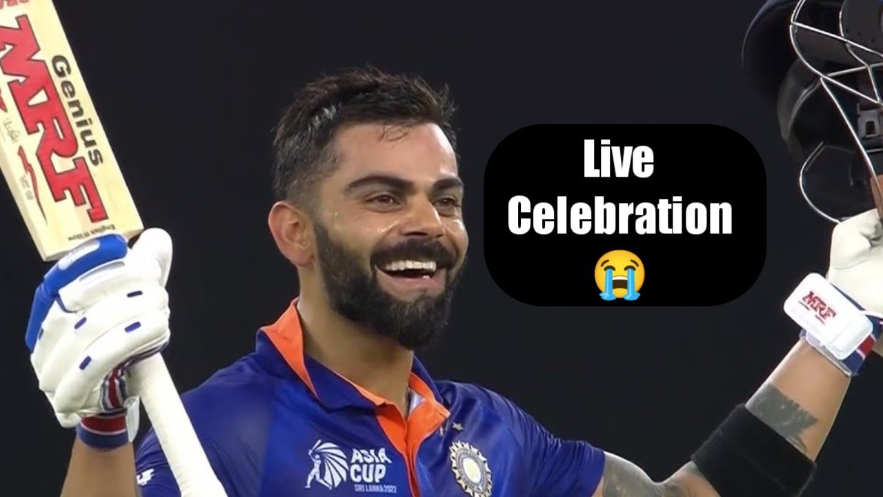 LIVE reaction on 71st Century celebration by Virat kohli | Virat Kohli ...