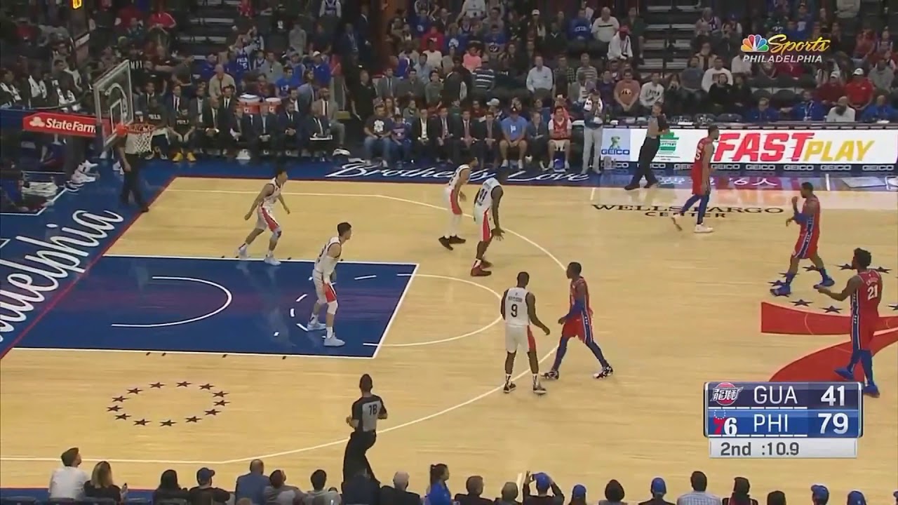 Ben Simmons first 3 pointer Nba preseason 😂 - YouTube