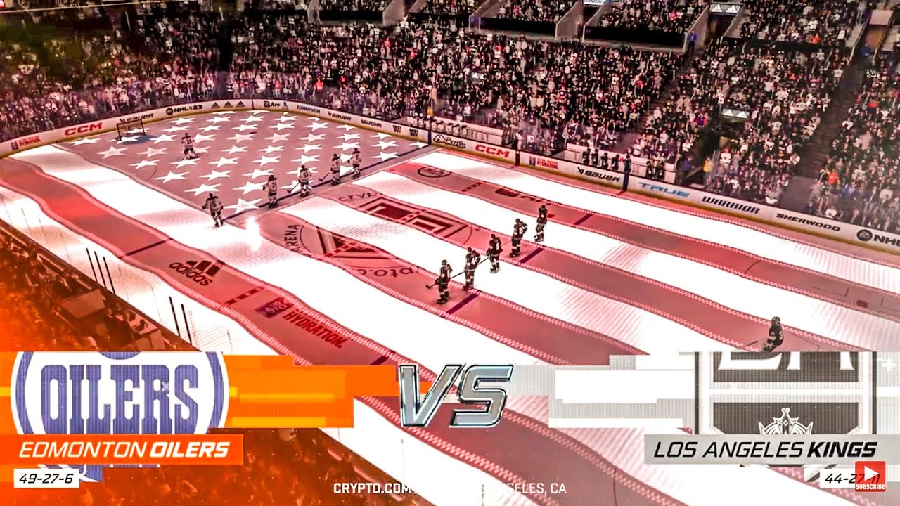 Edmonton Oilers vs LA Kings 1/9/2023 NHL 23 Gameplay - YouTube