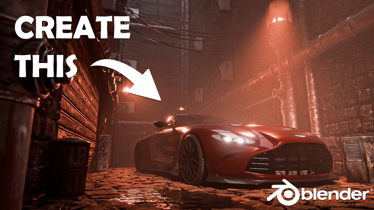 How to Create This Car Scene in Blender 3D! - YouTube