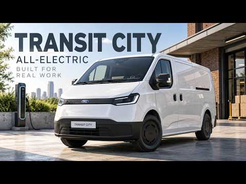 New Ford Transit City EV: 380 KM Range, 1,085 KG Payload
