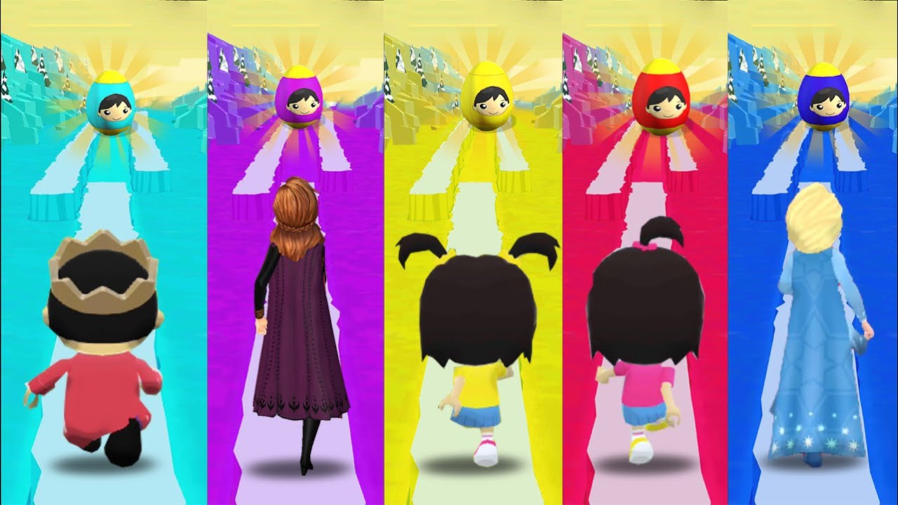 Tag with Prince Charming Ryan vs Princess Anna vs Emma vs Kate vs ...