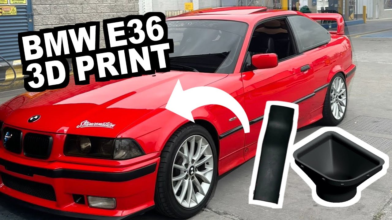 Cómo Fabriqué un Ducto de Aire para mi Coche con Impresión 3D | BMW E36 ...