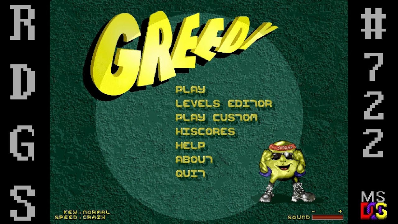 Random DOS Game Show #722: Greedy (1996) - YouTube