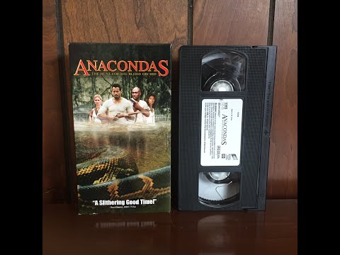 Opening To Anacondas: The Hunt For The Blood Orchid 2004 VHS