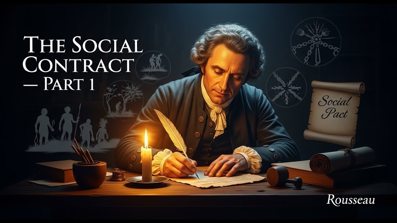 Jean-Jacques Rousseau — The Social Contract | Part 1: Foundations of Society (Audiobook with ...