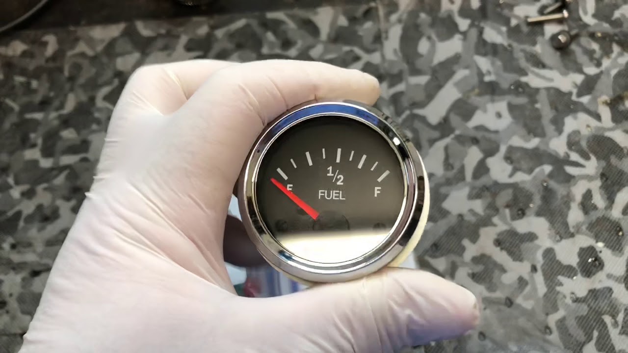 VDO Vision series fuel gauge needle adjusting screw - YouTube