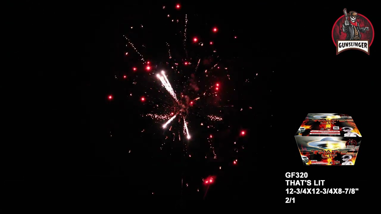 GF320 THAT'S LIT by Gunslinger Fireworks - YouTube