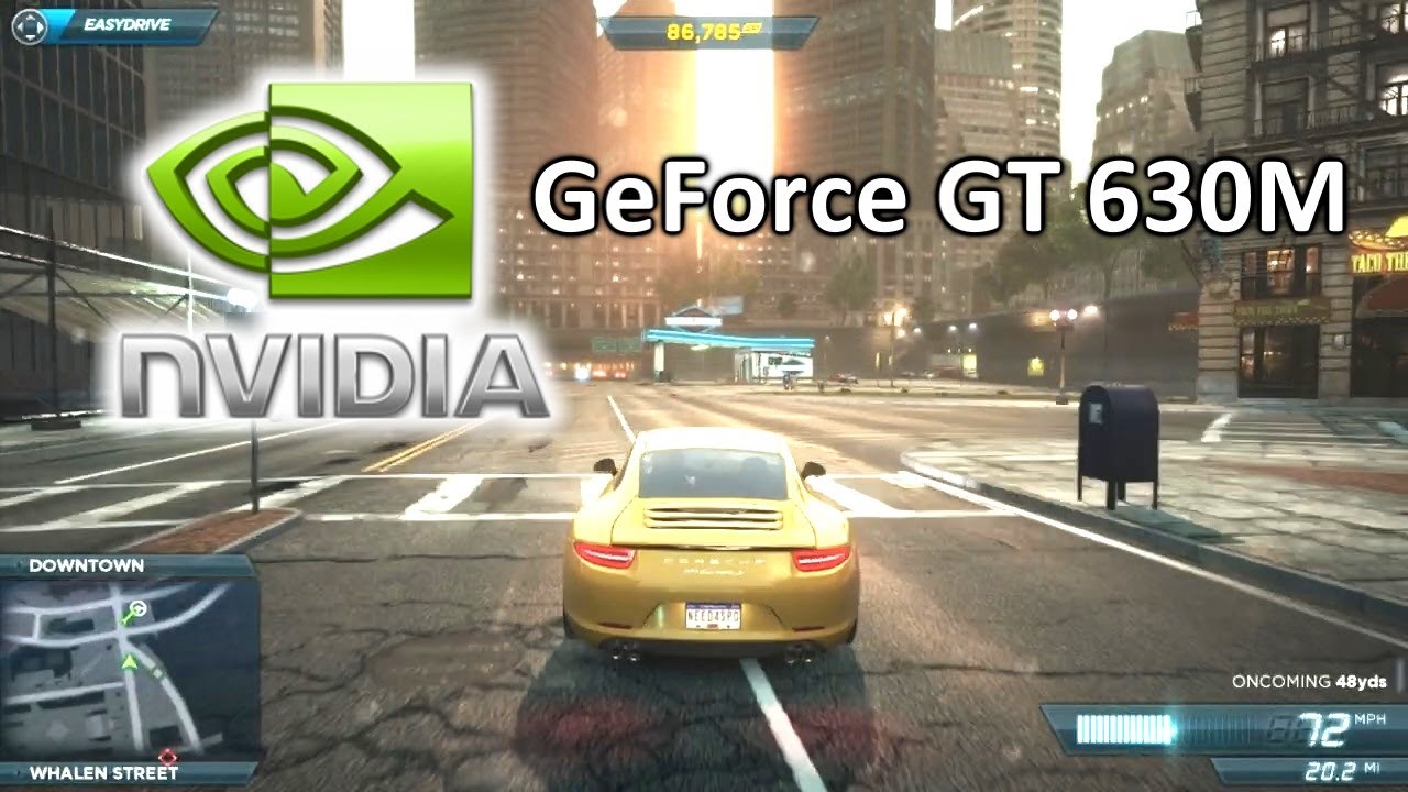 NFS Most Wanted 2012 on NVIDIA GeForce GT 630M - Free Roam PC Gameplay ...