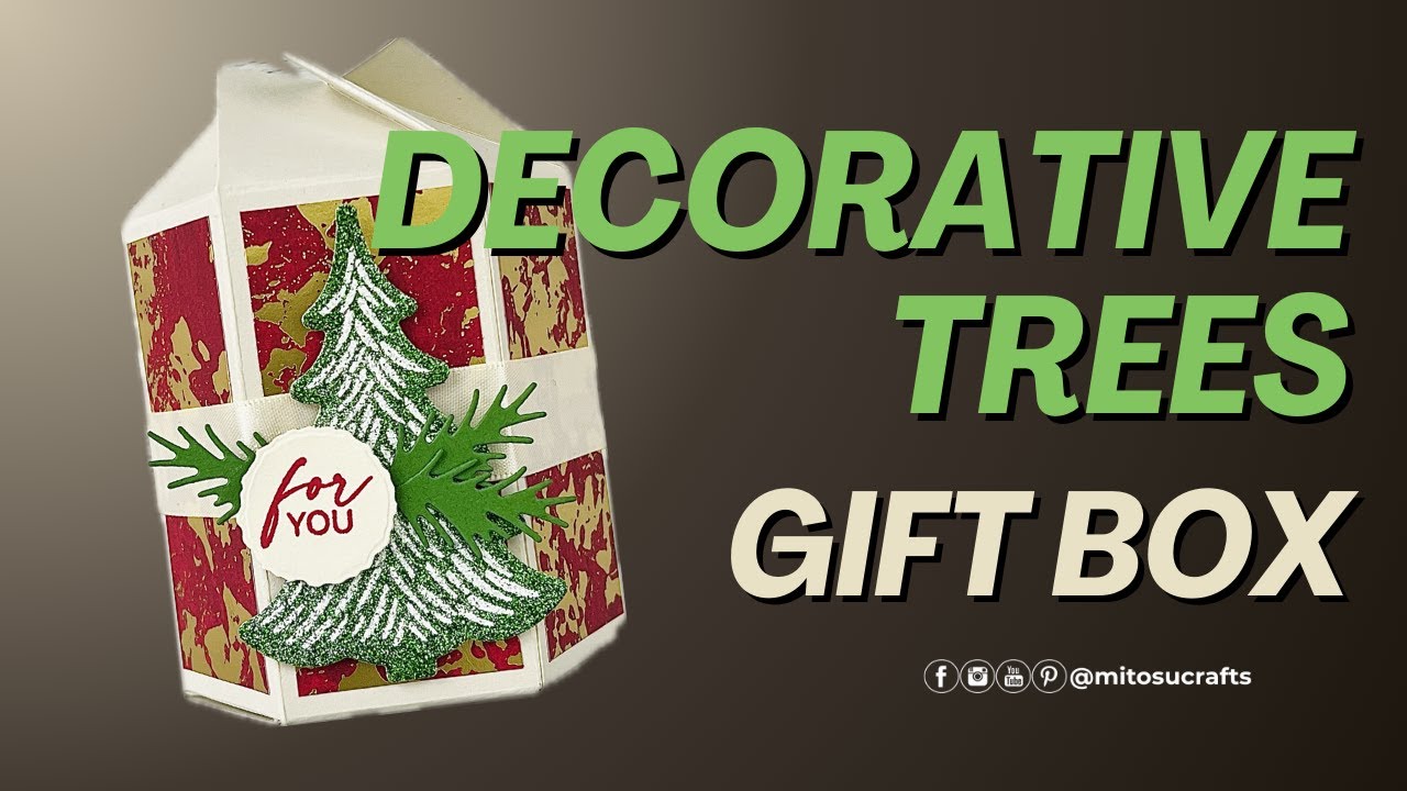 How To Create a Beautiful Bao Top Gift Box Fun Fold - YouTube