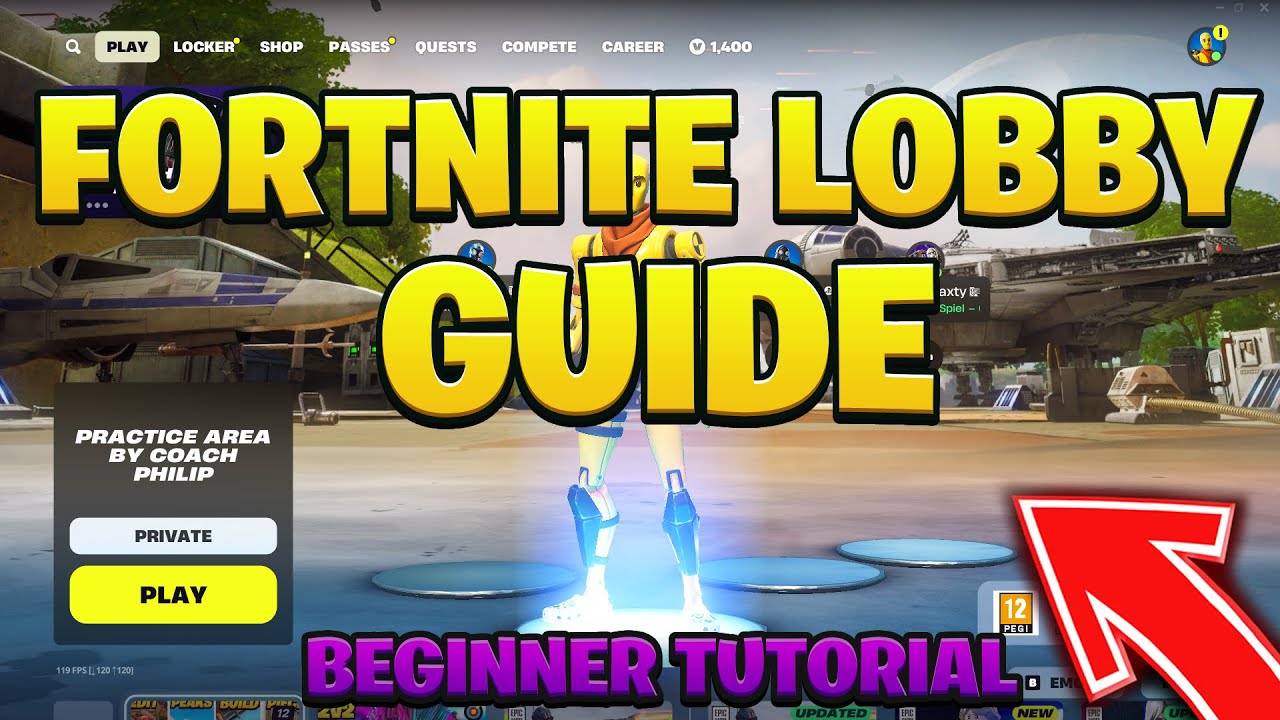 How to Navigate the Fortnite Lobby (Full Guide 2025) - YouTube