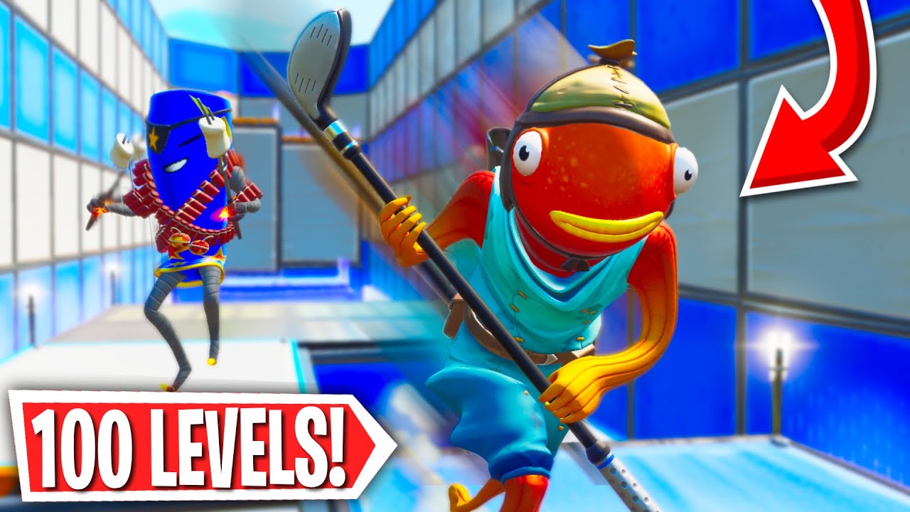Who is the Dumbest Fortnite Deathrunner? 100 LEVELS - YouTube