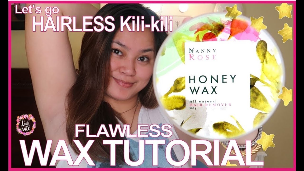 UNDERARM COLD WAX TURORIAL USING NANNY ROSE HONEY WAX (cold wax ...