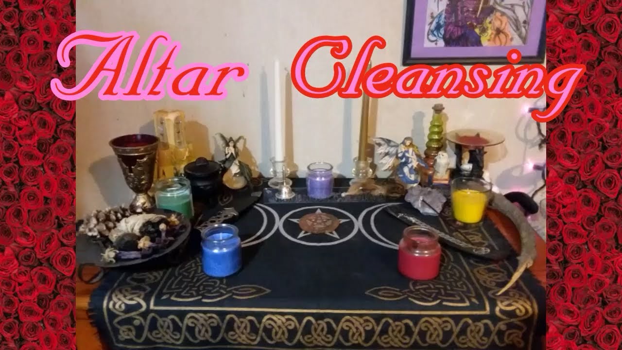 🌬🕯Altar Cleansing🕯🌬 Getting Ready for Spring🌱⚘ - YouTube