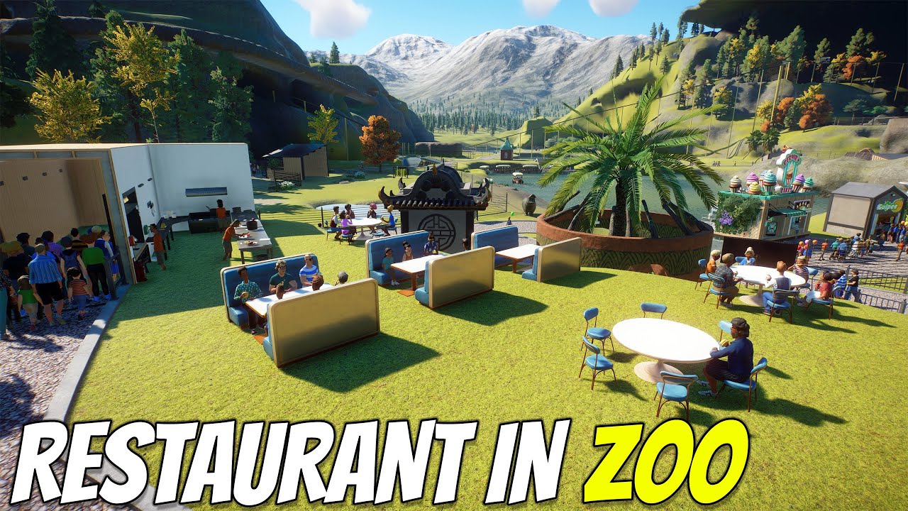 I OPENED RESTAURANT IN ZOO & RELEASED 60 ANIMALS | PLANET ZOO #29 IN ...