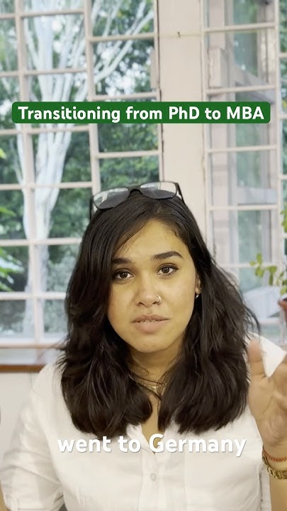 Transitioning from PhD to MBA! For full video check my YouTube channel #iim #cat2026 #mba - YouTube