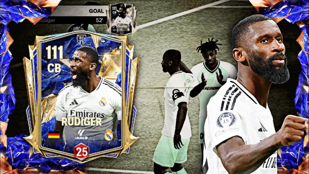CRAZY GUY!! 111 RATED HM ANTONIO RUDIGER IS CRAZY CB! FC MOBILE 🎃 - YouTube