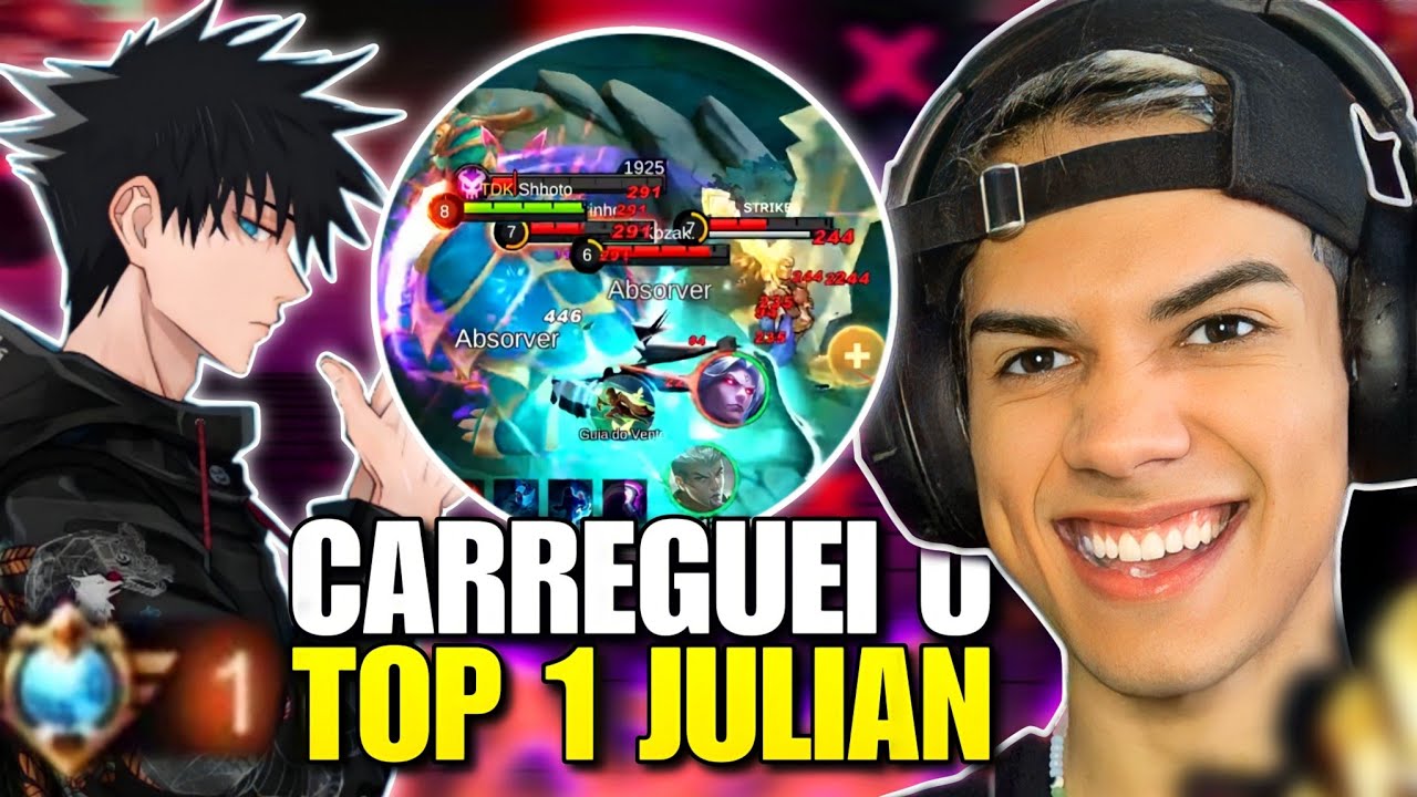 CARREGUEI O TOP 1 BRASIL JULIAN COM ESSE CHAMP !!! - Mobile Legends ...
