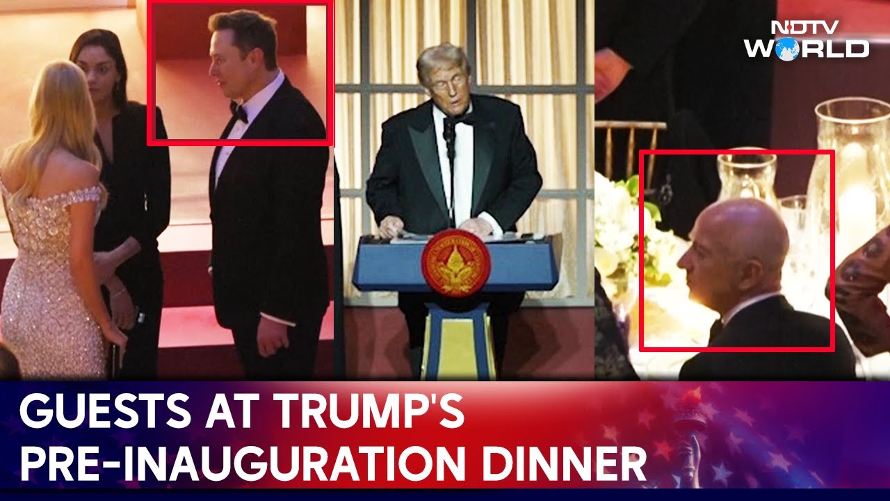 Donald Trump Inauguration News | Musk And Bezos Among Guests At Trump's ...