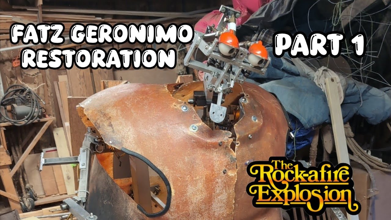 Part 1 - Showbiz Pizza Fatz Animatronic Restoration - Rock-afire ...