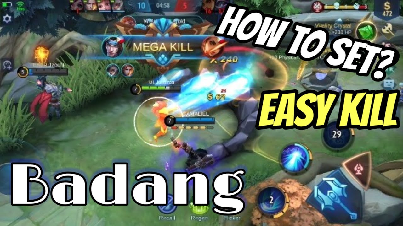 Paano e set ang skill ni badang? Paano gamitin si badang | MLBB - YouTube
