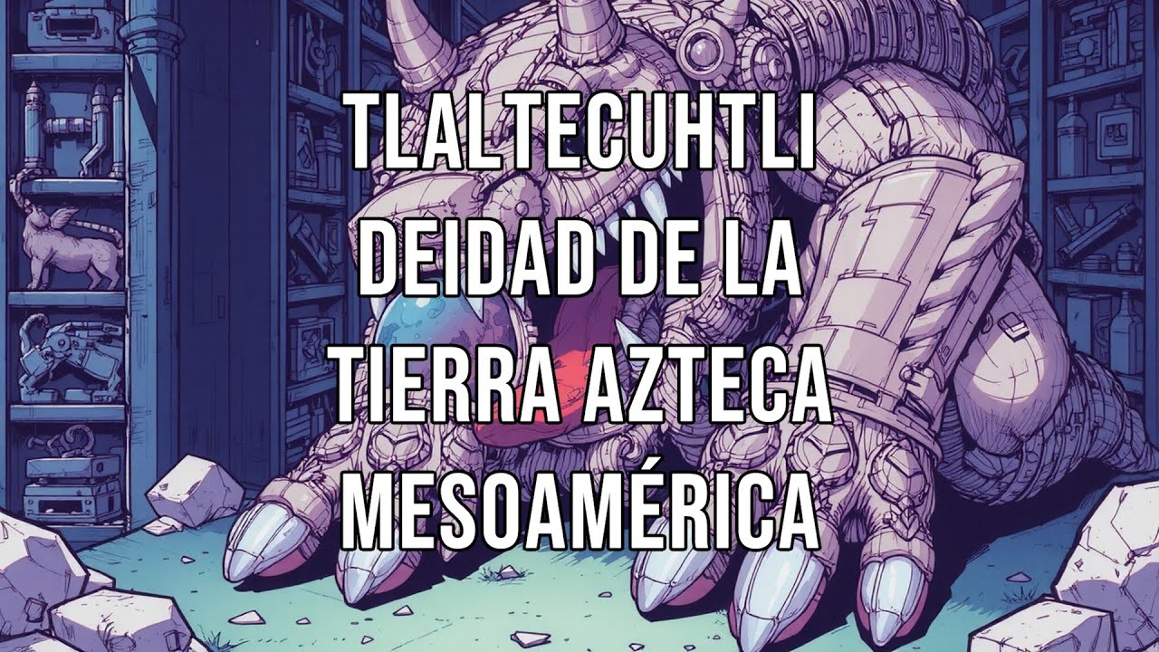 Tlaltecuhtli Deidad de la Tierra Azteca Mesoamérica - YouTube