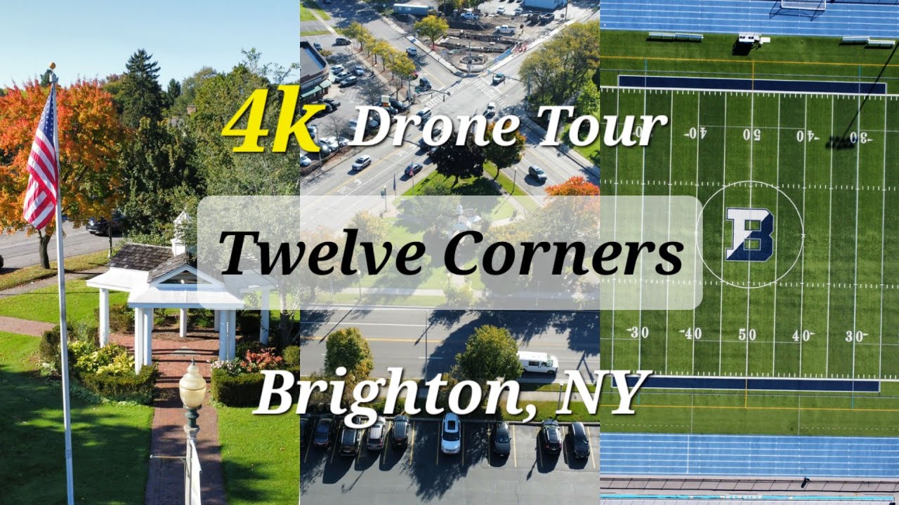 Twelve Corners (Brighton, NY) • 4k Drone Tour - YouTube