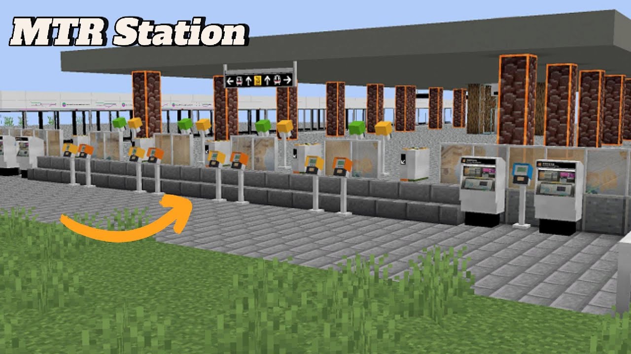 Minecraft Transit Railway Tutorial | Railway Facilities - YouTube