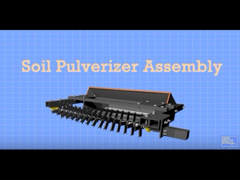 Soil Pulverizer Assembly by Open Source Ecology - YouTube