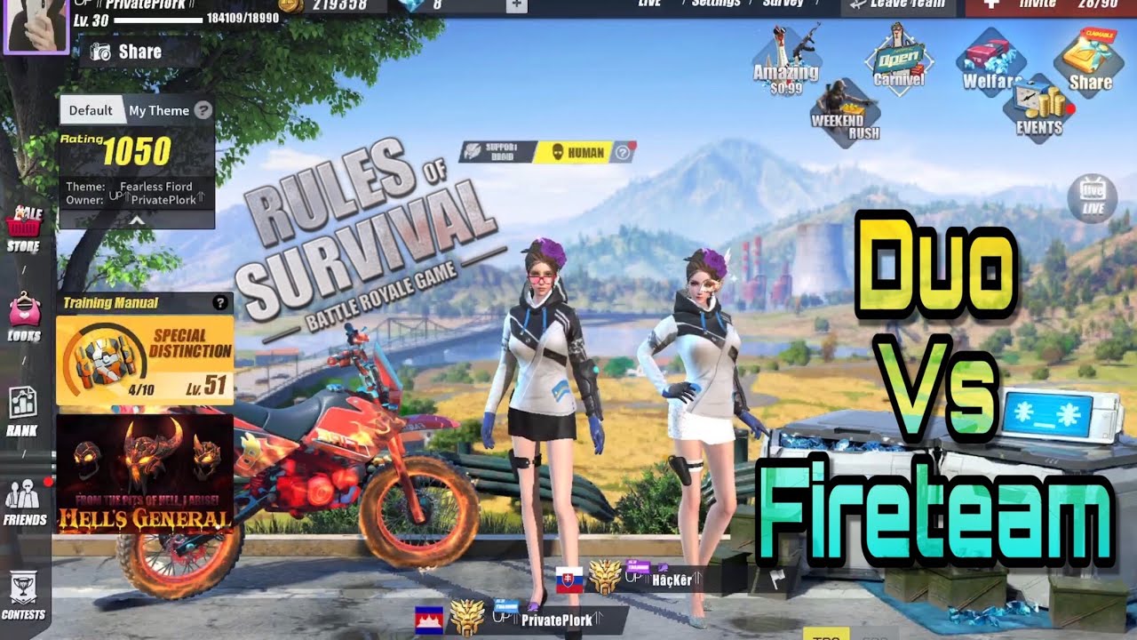 Aggressive Gameplay 2VS5/Rules Of Survival/-Ep.111/PrivatePlork - YouTube