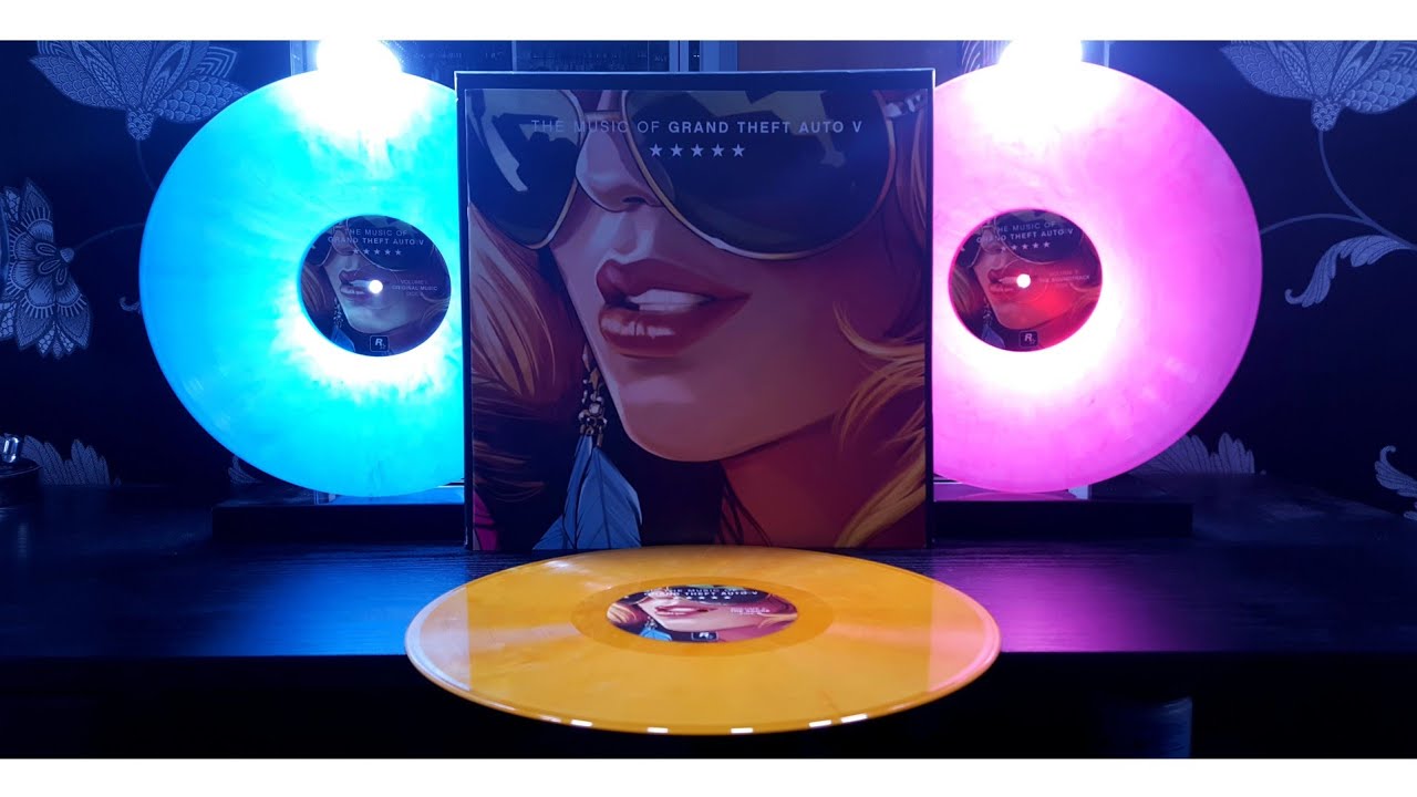 GTA V Coloured Vinyl Boxset Quicklook - YouTube