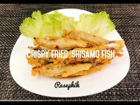 How To Cook Deep Fried Crispy Shishamo Fish - YouTube