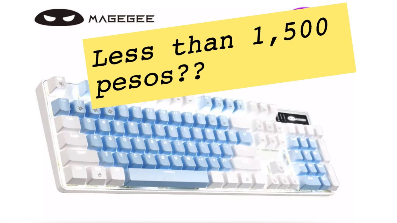 MAGEGEE MK STORM MECHANICAL KEYBOARD - YouTube