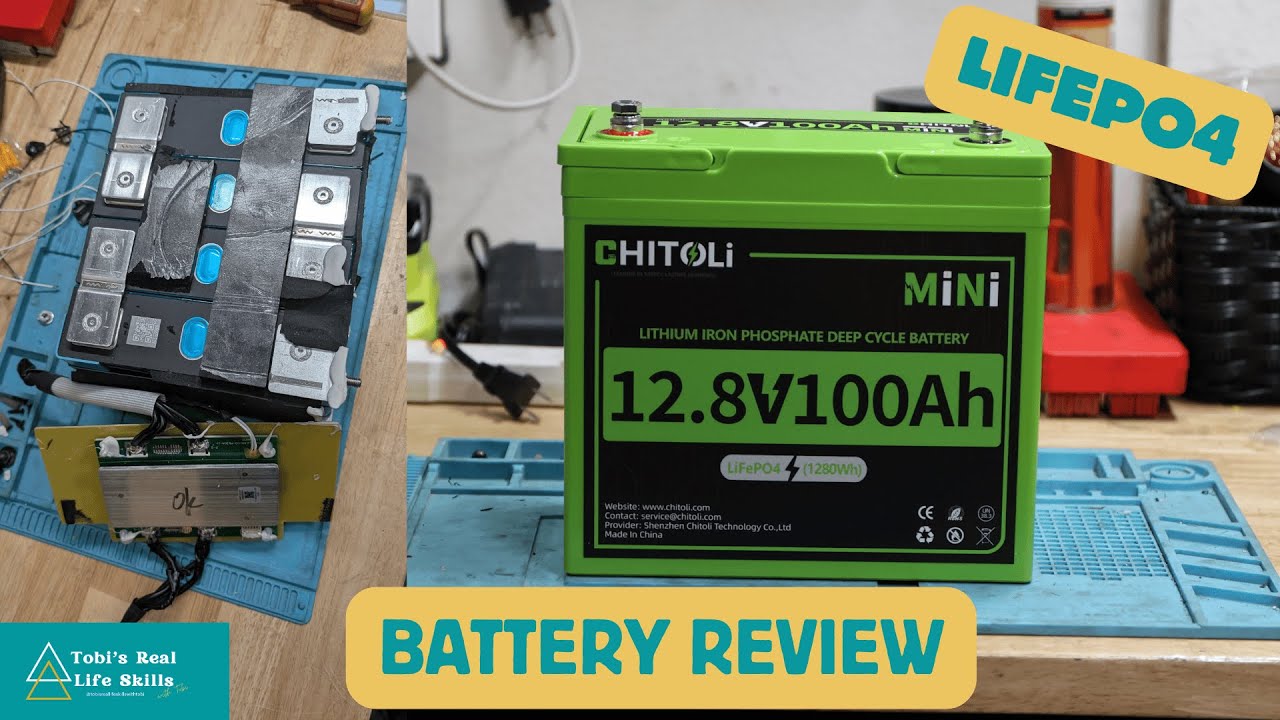 Green little Mini Battery Mini LifePO4 Battery 12V 100Ah - YouTube