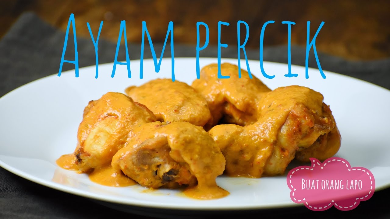 Ayam Percik Merecik | Chicken cooked with coconut cream - YouTube