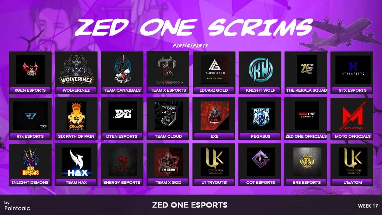 ZED ONE ESPORTS WEEK 17 DAY 4# MIRAMAR - YouTube