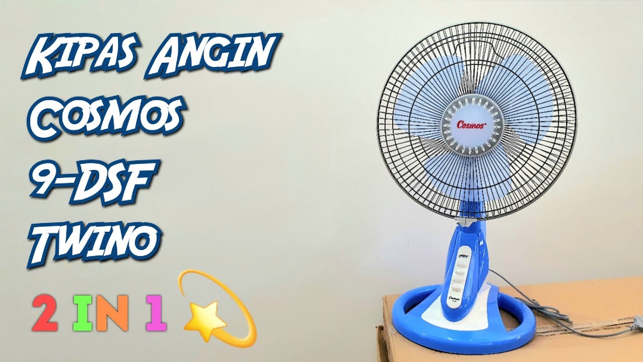 Kipas Angin Cosmos 12" | Cosmos 12-DSF | Twino 2 in 1 | Desk fan | Wall ...