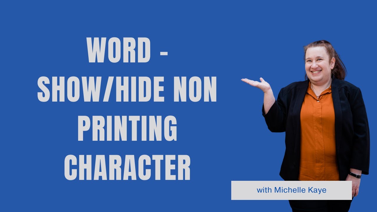 Word Show Hide Non Printing Characters YouTube Word Show Hide Non Printing Characters YouTube