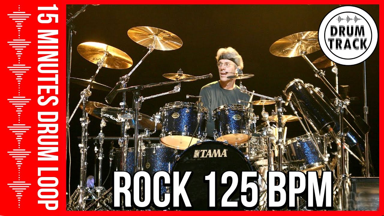 Drum Beat 125 bpm - Groove Drum Track Rock 125 BPM | Batería Rock 125 ...