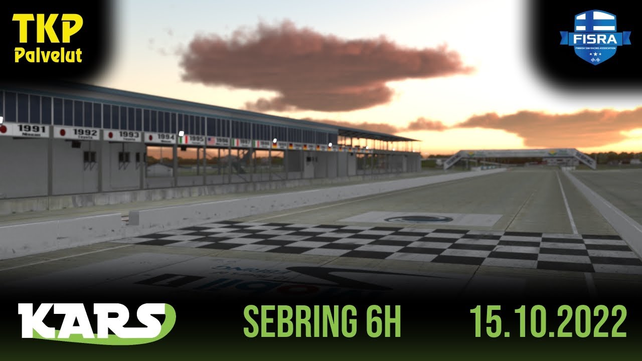 KARS TKP-Palvelut Endurance Series - Sebring 6h - YouTube